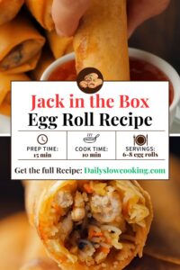 Jack in the Box Egg Roll Recipe